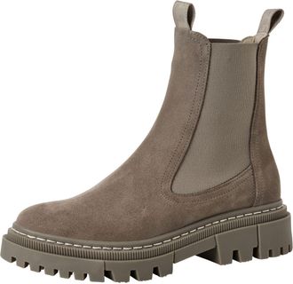 Tamaris Damen Stiefel Leder grau 38