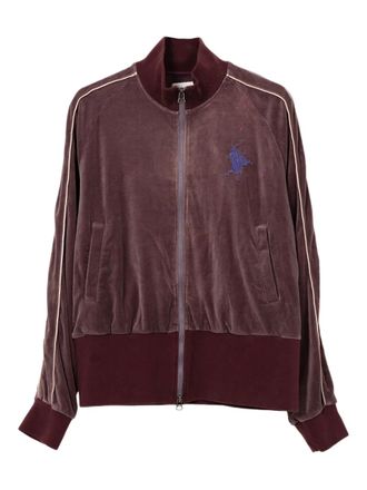 Bows & Arrows Sportjacke mit Stickerei - Violett