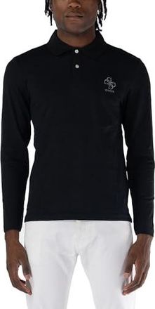 Guess Polo uomo Guess Oliver long sleeve polo nero E25GU10 M4YP36J1314 M