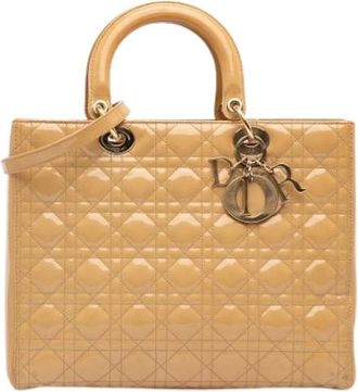 Dior Pre-owned Lady Dior - Femme - Pre-owned - Beige - Taille: ONE Size