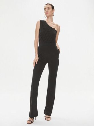 Fracomina Jumpsuit FQ23WO2003W62601 Schwarz Slim Fit