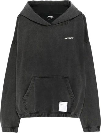 SATISFY Satisfy, Homme, Sweatshirts et sweats &agrave; capuche, Gris, Taille: M SoftCell Sweat &agrave; capuche