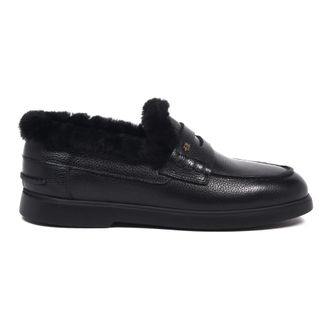 Baldinini Tumbled Leather Loafer - - Shoes - Damen - Schwarzk - 38 EU