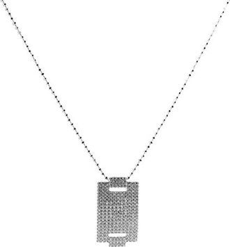 Sif Jakobs Collier Mujer P0044-CZ (24,5 cm), taille unique, Métal non précieux, Pas de gemme