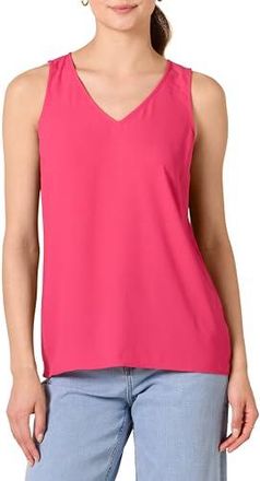 Amazon Essentials Débardeur Coupe Classique sans Manches avec Encolure en V (Grandes Tailles Disponibles) Femme, Rose Incandescent, XXL