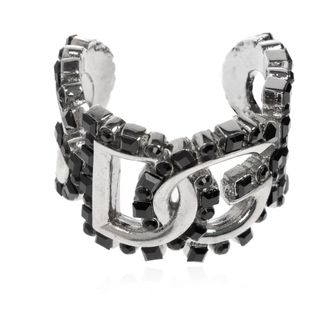 Dolce & Gabbana Ring in Form eines Logos - - Accessories - Herren - Grau - S