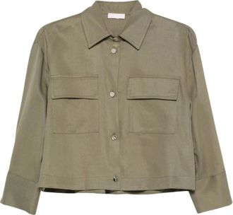 Liu Jo Femme, Blouses et Chemises, Vert, Taille: 36 FR Chemise