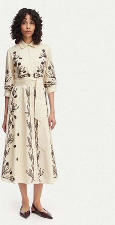 Marella Hemdkleid Banda 2613221232 Beige Regular Fit