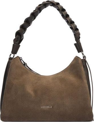 Coccinelle Handtasche P6P Boheme Suede Bimaterial E1 P6P 13 03 01 Khakifarben