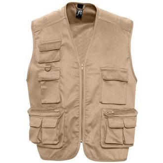 SOLS Wild Unisex Weste mit durchgehendem Reißverschluss Bodywarmer Jacke (Rope)