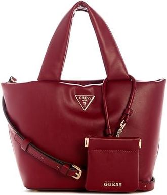 Guess Sunetra Mini Tote, Transport, Sac &agrave; bandouli&egrave;re Femmes, Rouge/Excursion, Couleur Unie (Getaway Solids), Taille Unique