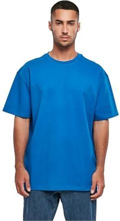 Build Your Brand T-Shirt Basique pour Homme, Coupe surdimensionnée, en Coton, Tailles XS à 5XL, Bleu Cobalt, 5XL