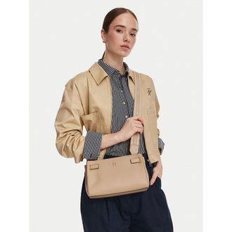 Tommy Hilfiger Handtasche Tommy Hilfiger Th Joy Crossover AW0AW19065 Beige
