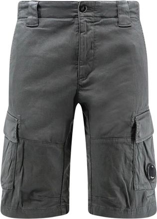C.P. Company C.p. Company, Homme, Shorts, Gris, Taille: XL Cotton Cargo Bermuda Shorts