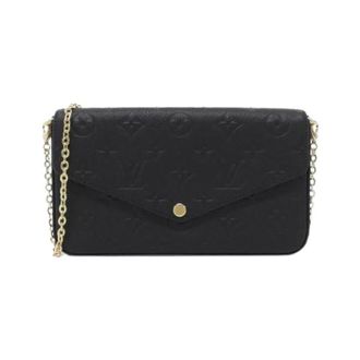 Louis Vuitton Pre-owned Sac bandouli&egrave;re Pochette Felicie Monogram Empreinte - Femme - Pre-owned - Noir - Taille: ONE Size