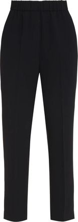 PESERICO Cropped Hose mit Ges&auml;&szlig;taschen - - Trousers - Damen - Blau - 2XL