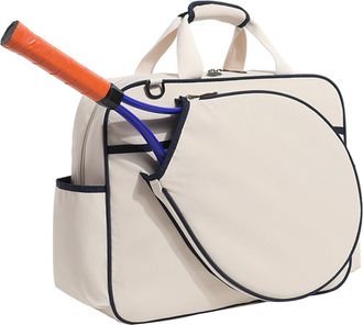 Generico Tasche mit Griffen f&uuml;r Tennisschl&auml;ger, Rucksack, gro&szlig;e Kapazit&auml;t, Schulterpaddel