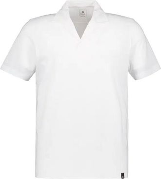 Boggi Milano Herren Polo-Shirt wei&szlig;