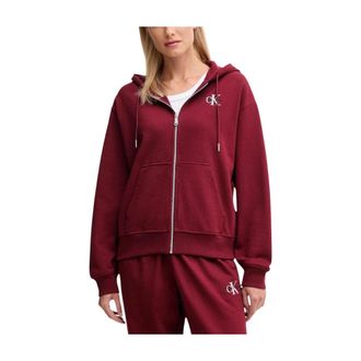 Calvin Klein Jeans Franz&ouml;sischer Terr Hoodie - - Sweatshirts & Hoodies - Damen - Rot - S