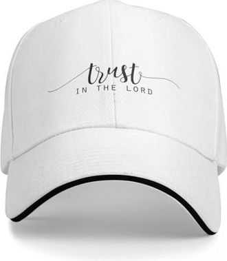 Generic Casquette de baseball &laquo; Trust in The Loard &raquo; pour homme et femme, casquette de camionneur, style tendance, chapeau snapback