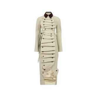 A.W.A.K.E. Manteau ajust&eacute; en coton