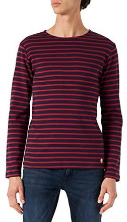 Armor Lux Homme Marini&egrave;re Houat H&eacute;ritage Homme Sweater, Navire/Rosso, S EU