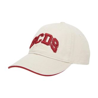 GCDS Gcds, unisex, Accessoires, Beige, Taille: ONE Size Casquette de baseball Lounge Logo