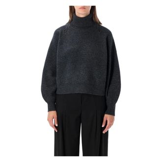 Sessun Yinga Cut Out Crewneck - - Knitwear - Damen - Grau - S