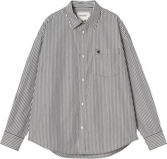 Carhartt Work in Progress Femme, Blouses et Chemises, Gris, Taille: 42 FR Daldry Shirt