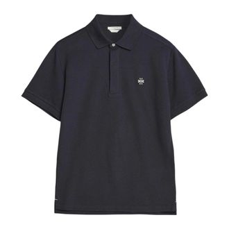 Jacob Cohen Polo-Shirt aus Baumwoll-Piqu&eacute; - - Tops - Herren - Blau - L