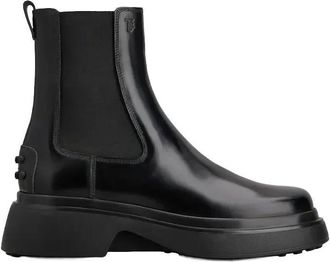 Tod's Tods Stiefel - Modern Ankle Boots With Elastic Panels - Gr. 38 (EU) - in Schwarz - f&uuml;r Damen