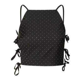 Chiara Ferragni &Auml;rmelloses Top - - Tops - Damen - Schwarzk - S