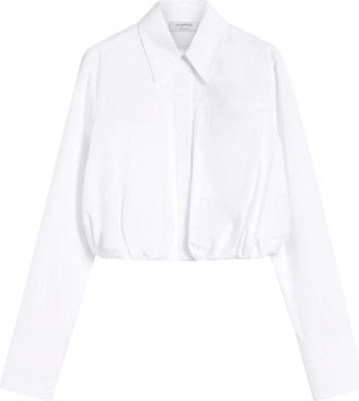 Sportmax Femme, Blouses et Chemises, Blanc, Taille: 36 FR Zemira Shirt