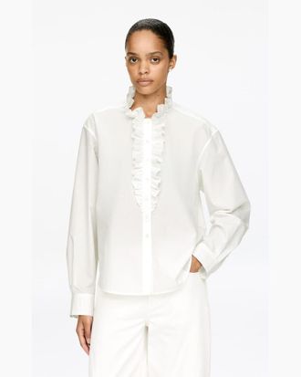 Arket R&uuml;schenbluse -Wei&szlig;