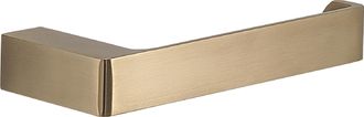 Gedy PIRENEI Toilettenpapierhalter f&uuml;r Badezimmer, Mattgold, Messing, PVD-Behandlung, 16,6 x 6,6 x 2,6 cm