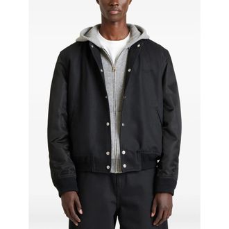 Givenchy Mix Material Blouson With Givenchy Paris Embroidery