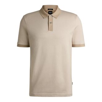 HUGO BOSS Polohemd - - Tops - Herren - Beige - M