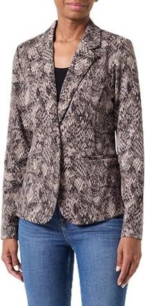 Ichi Ihkate Print Bl21 Blazer décontracté, Beige, M Femme
