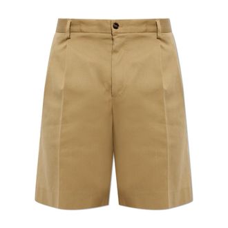 Dolce & Gabbana Stoffhose mit Bundfalten - - Shorts - Herren - Beige - L