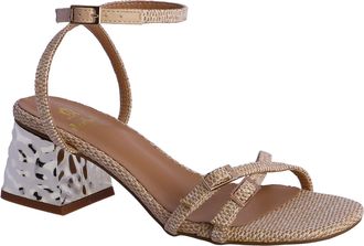 EL CABALLO Bergamo Sandalen Damen Sommer, Beige, 36 EU