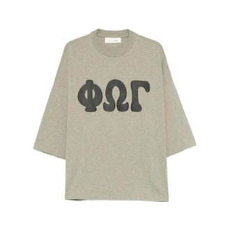 Fear of God Homme, Tops, Gris, Taille: M T-Chemises