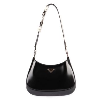Prada Cleo Leder Schultertasche - - Bags - Damen - Schwarzk - ONE SIZE