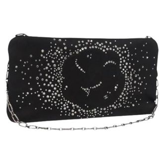 Chanel Pre-owned Vintage Satin Shoulder Bag - - Pre-owned - Damen - Schwarzk - ONE SIZE
