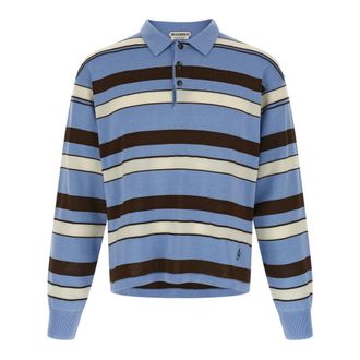 J.W.Anderson Homme, Tops, Multicolore, Taille: XL Haut Polo Rugby Ray&eacute; en Tricot