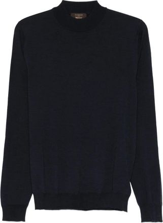 Zanone pull à col montant - Noir