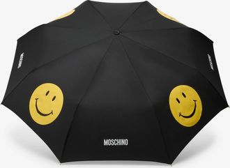 Moschino Parapluie Open Close Smiley - Noir