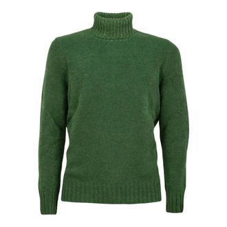 Gran Sasso Rippstrick-Rollkragenpullover - - Knitwear - Herren - Gr&uuml;n - 3XL