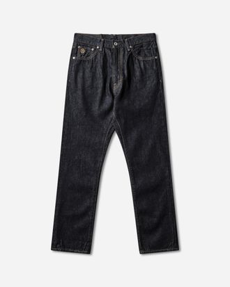 A Bathing Ape Men s Ape Head Denim Pants Indigo