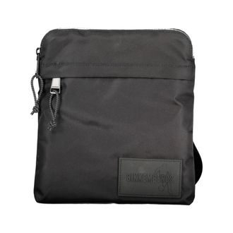Dirk Bikkembergs Homme, Sacs, Noir, Taille: ONE Size Sac &agrave; Bandouli&egrave;re en Nylon Noir avec Poches