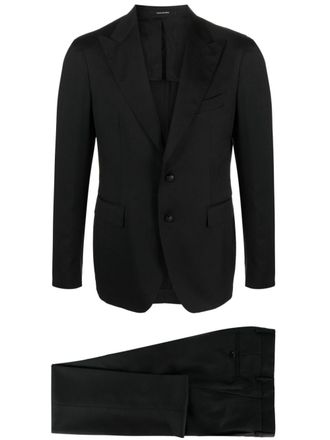 Tagliatore costume &agrave; veste &agrave; simple boutonnage - Noir